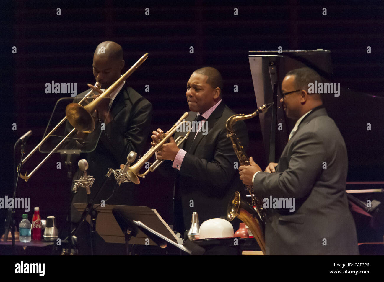 April 3, 2012 - Philadelphia, PA, U.S - WYNTON MARSALIS opens Jazz ...