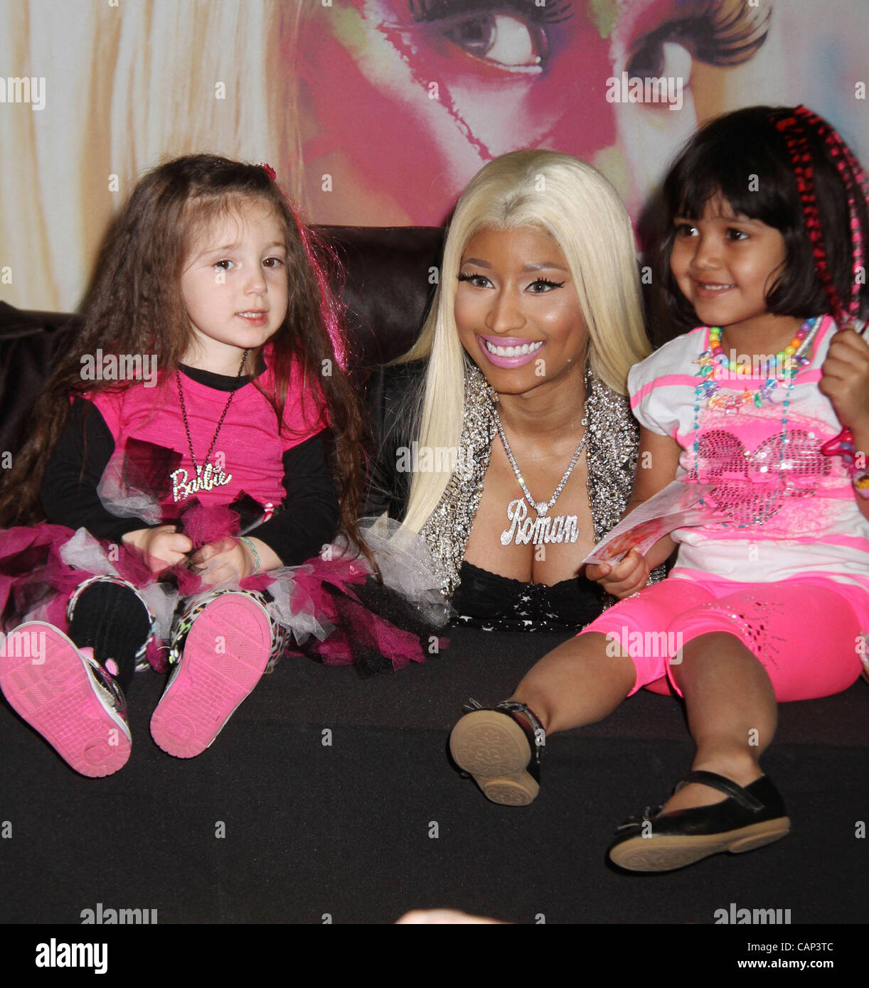 April 3, 2012 - New York, New York, U.S. - Singer NICKI MINAJ poses ...