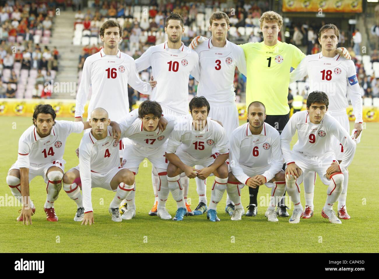 U21 Georgia team group line-up (GEO), SEPTEMBER 05, 2011 - Football ...