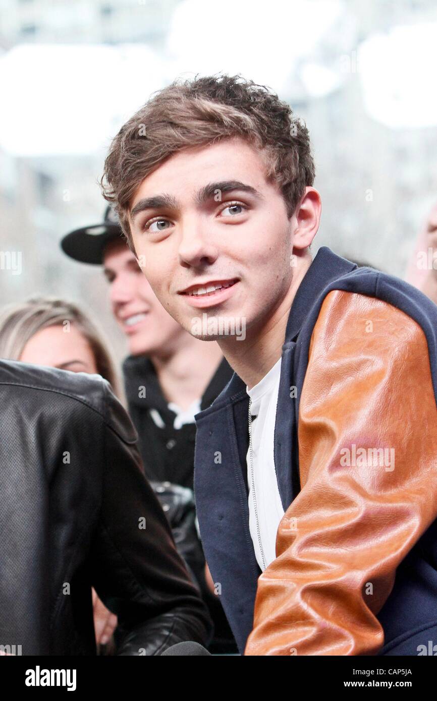 Nathan Sykes in attendance for The Wanted on MuchMusic's NEW.MUSIC.LIVE ...