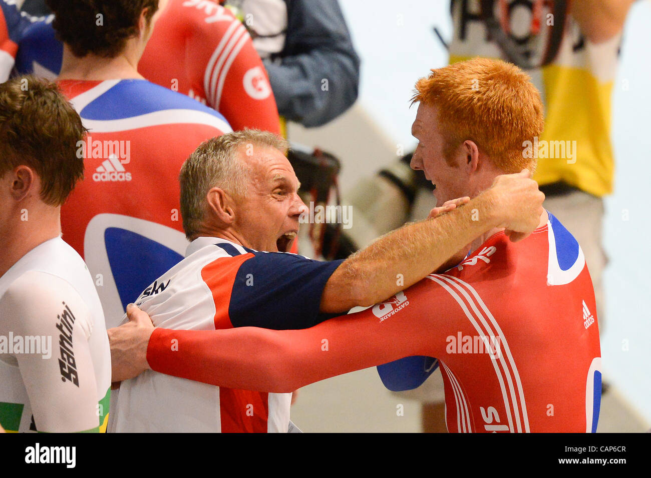 April 4, 2012 - Melbourne, Victoria, Australia - EDWARD CLANCY of Team ...