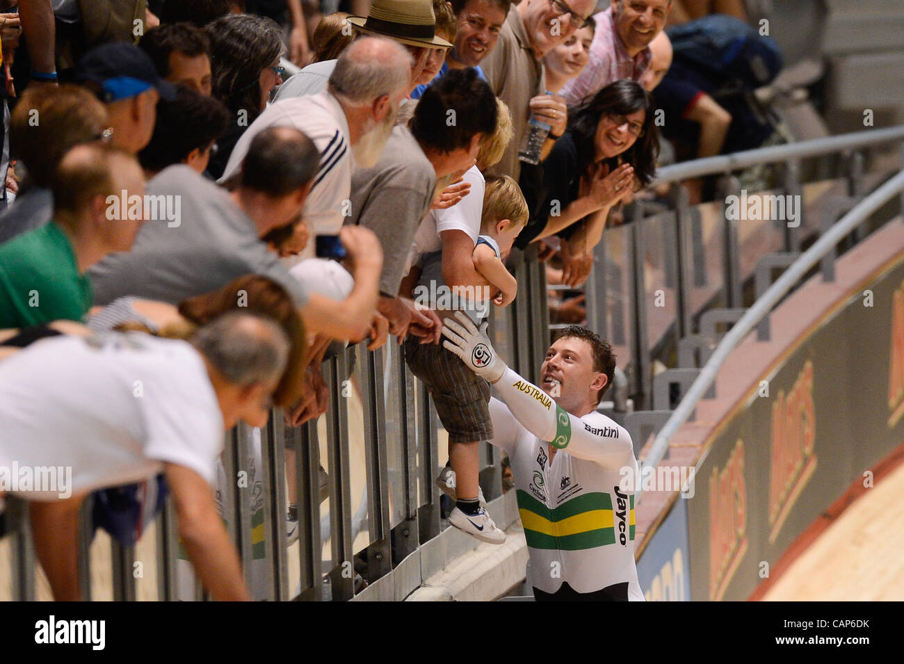 April 4, 2012 - Melbourne, Victoria, Australia - SHANE PERKINS of the ...
