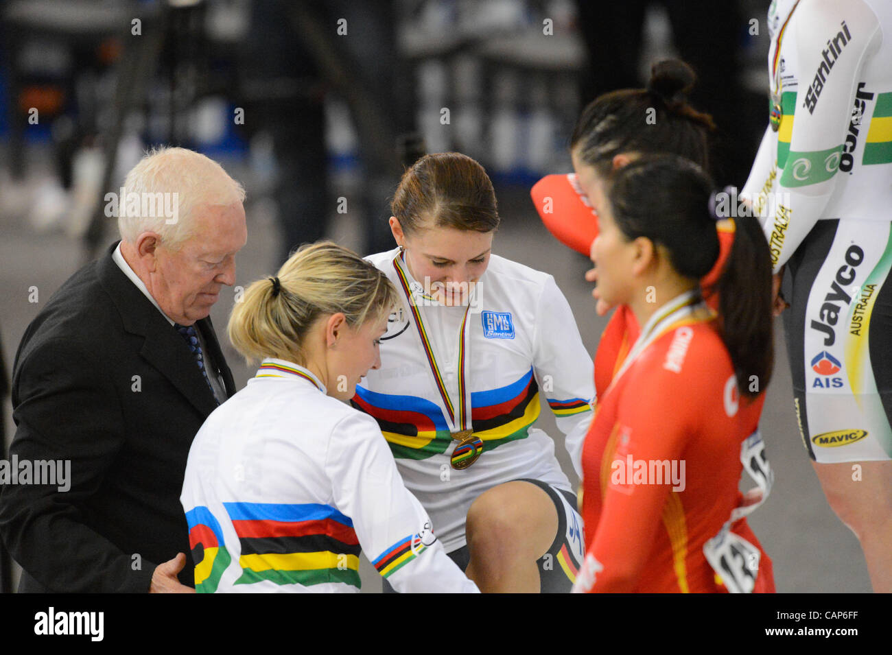 April 4, 2012 - Melbourne, Victoria, Australia - KRISTINA VOGEL and ...