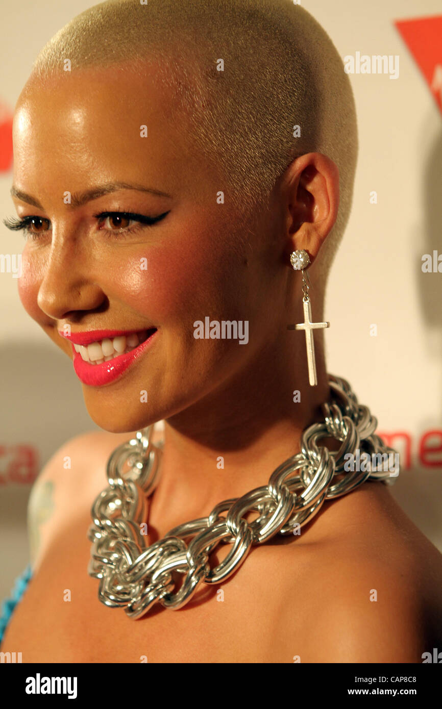 April 4, 2012 - Philadelphia, California, U.S. - Model/actress Amber ...