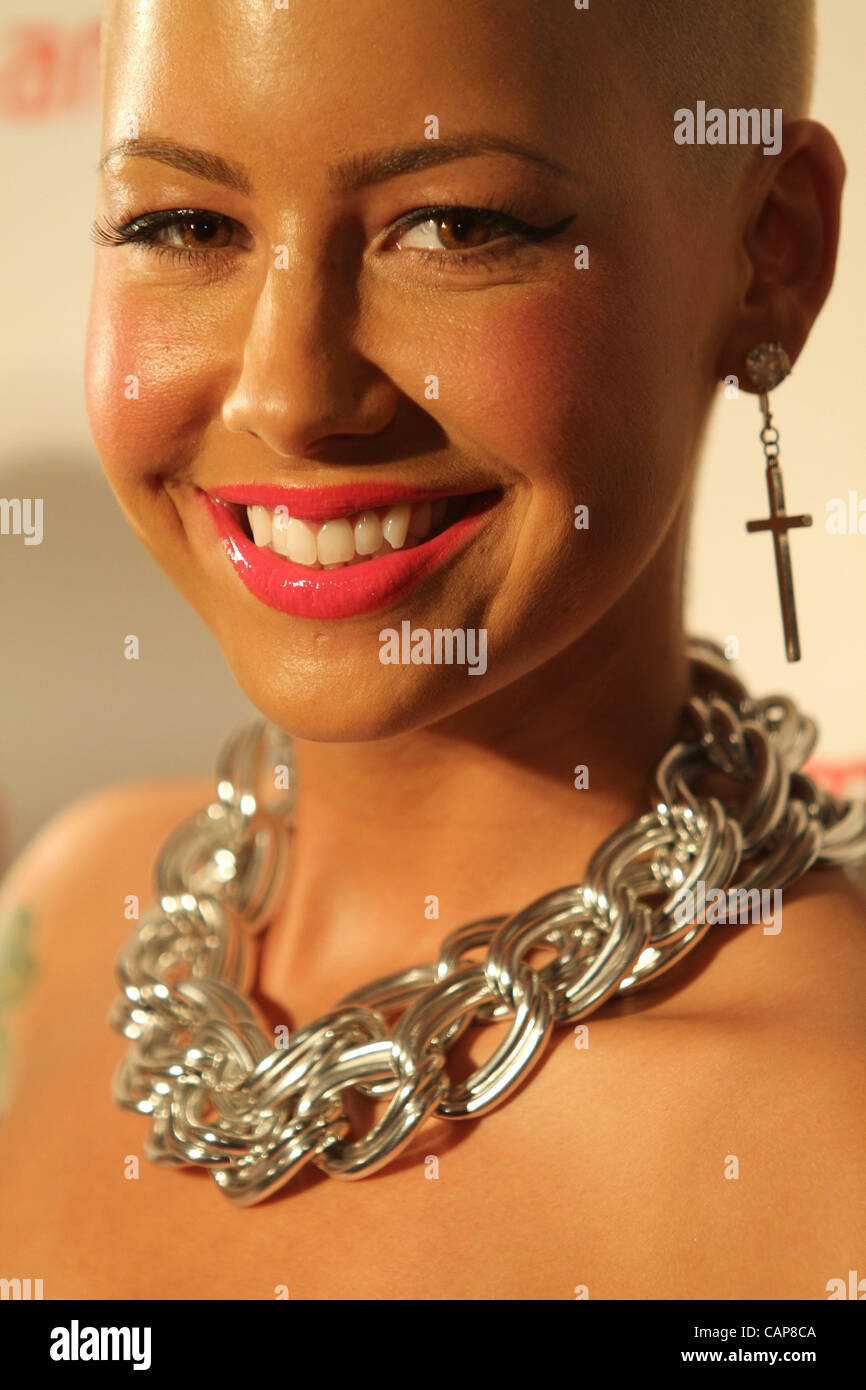 April 4, 2012 - Philadelphia, California, U.S. - Model/actress Amber ...