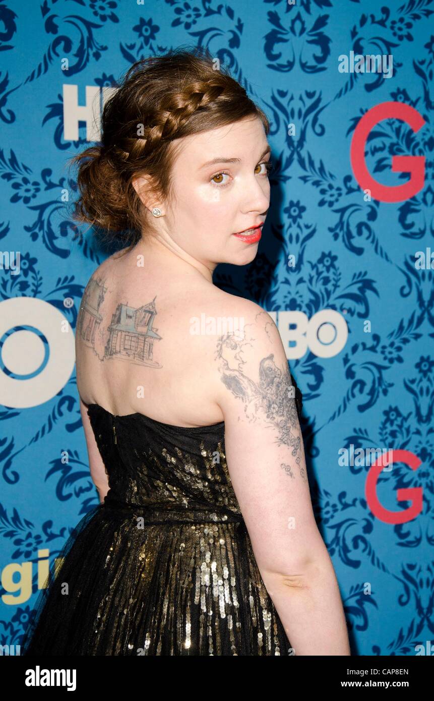 Lena Dunham at arrivals for GIRLS Series Premiere on HBO, School of ...