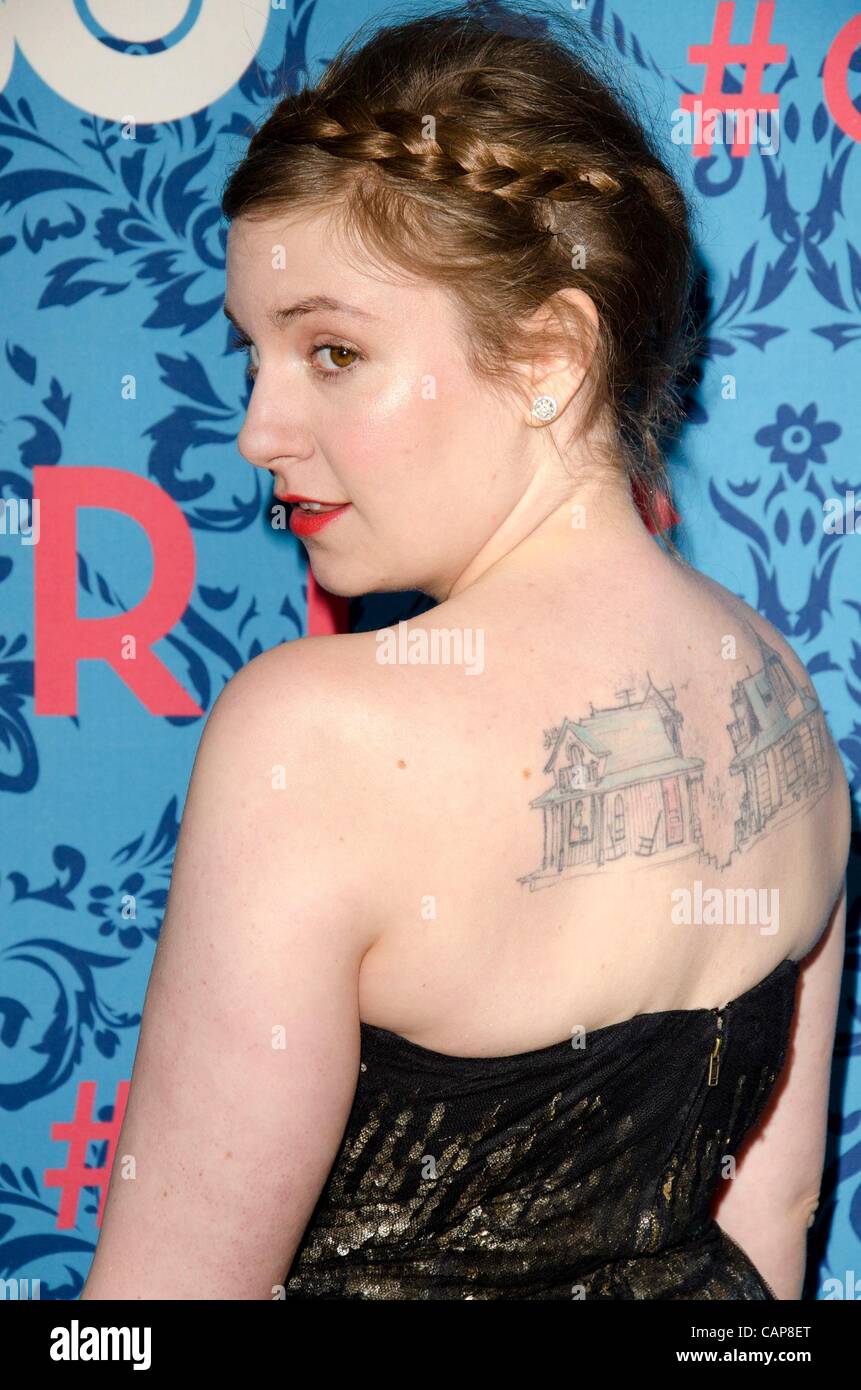 Lena Dunham at arrivals for GIRLS Series Premiere on HBO, School of ...