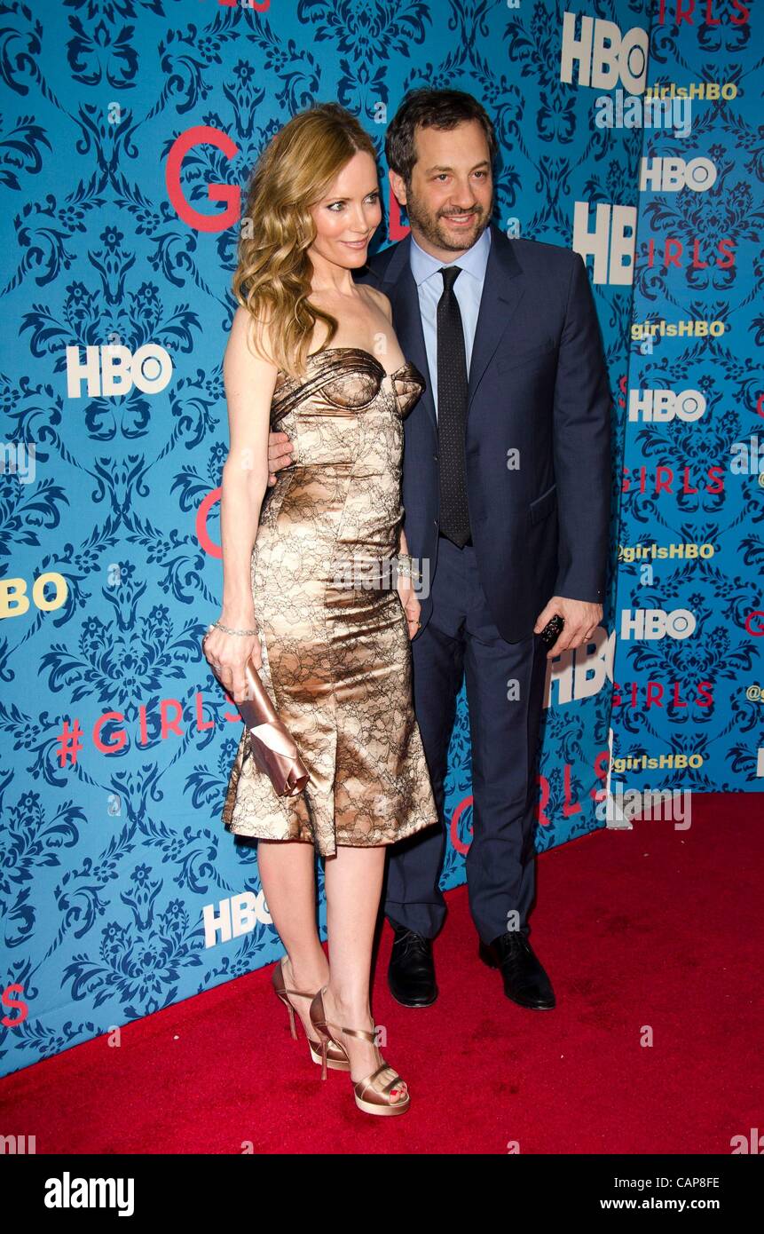 Leslie Mann, Judd Apatow at arrivals for GIRLS Series Premiere on HBO ...