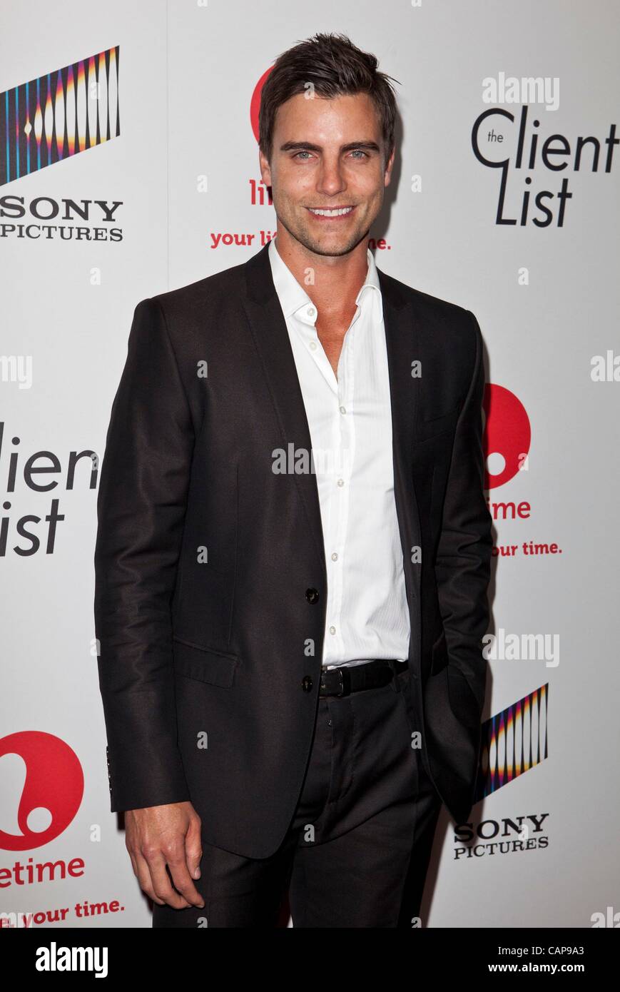 Colin Egglesfield at arrivals for THE CLIENT LIST Series Premiere on ...