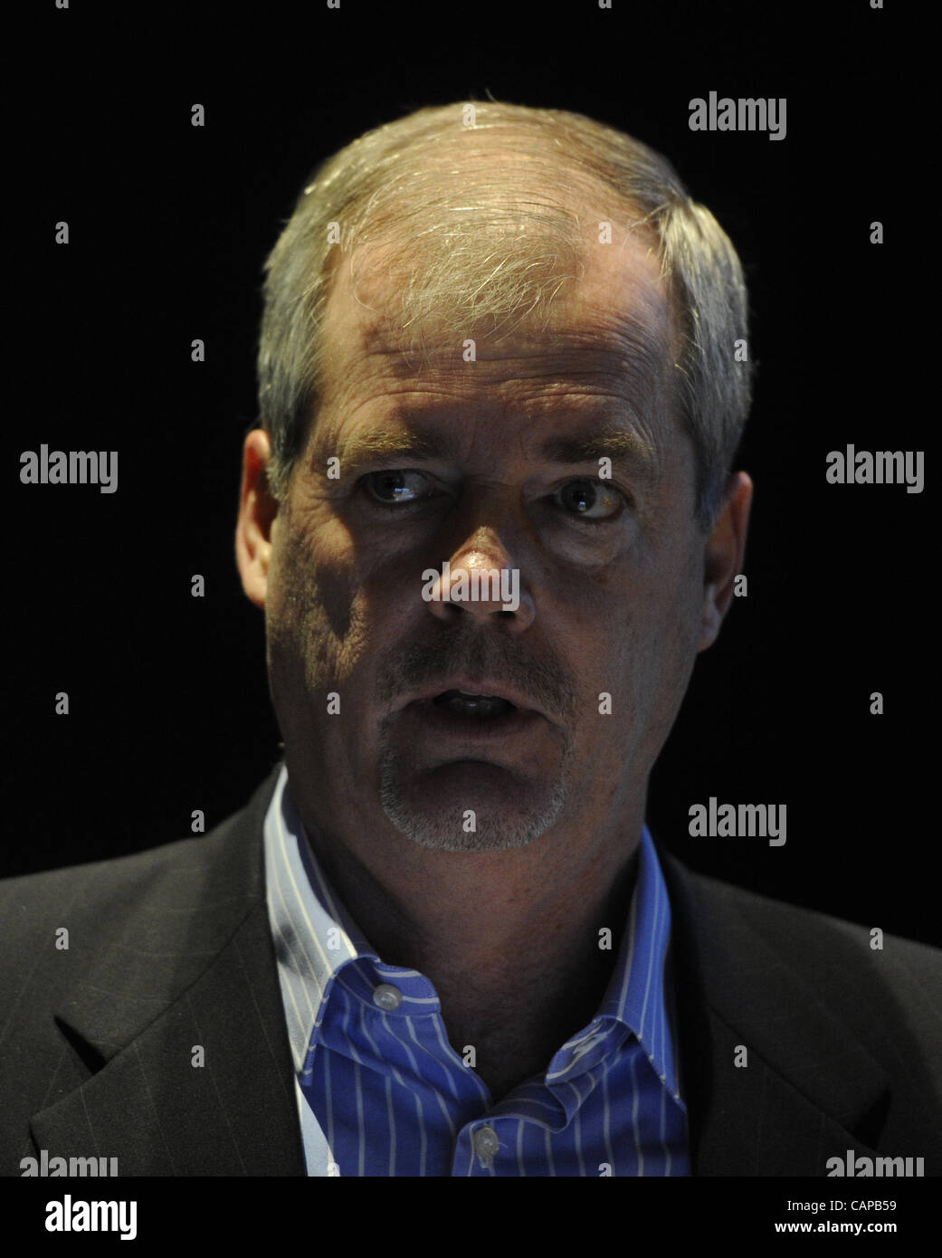 Pilsner Urquell brewery CEO Doug Brodman speaks during a press ...