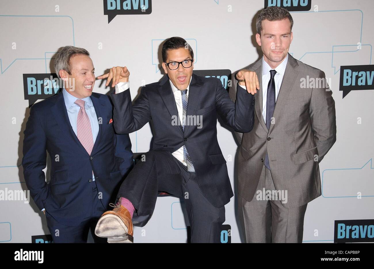 Michael Lorber, Fredrik Eklund, Ryan Serhant at arrivals for Bravo ...