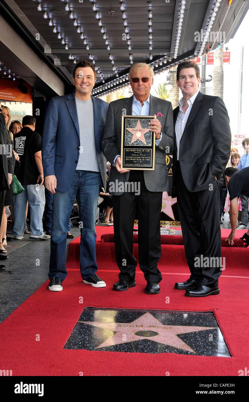 Seth macfarlane walk of fame star hi-res stock photography and images ...