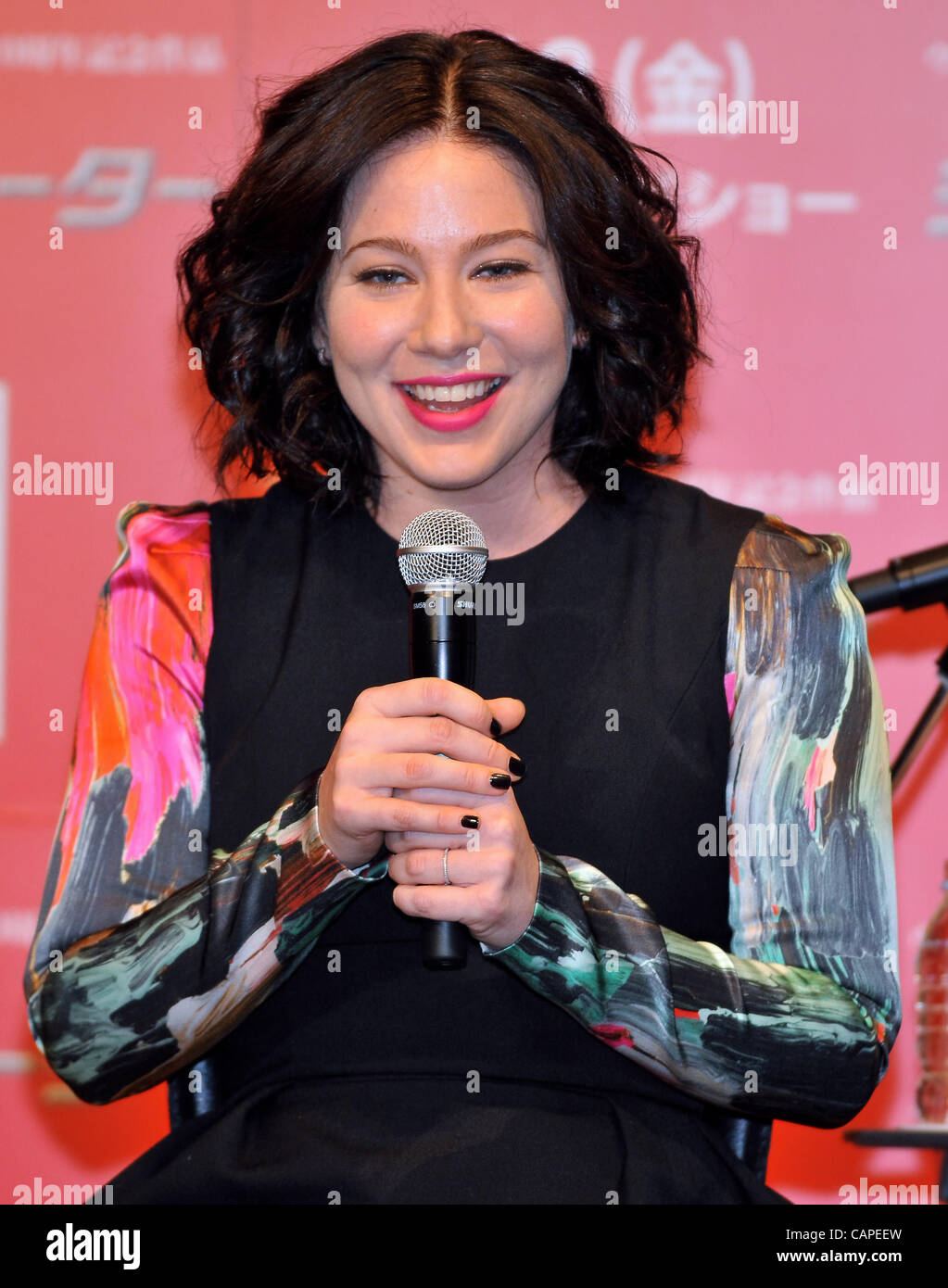 Lynn Collins, Apr 02, 2012 : Tokyo, Japan :Actress Lynn Collins attends ...