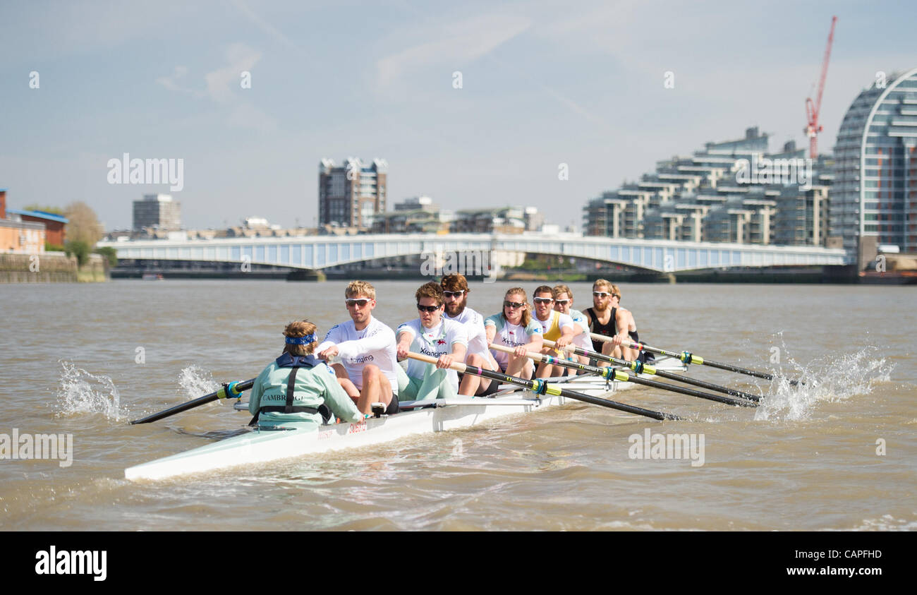 River Thames, London, UK. 06/04/2012. The 158th Xchanging Oxford ...