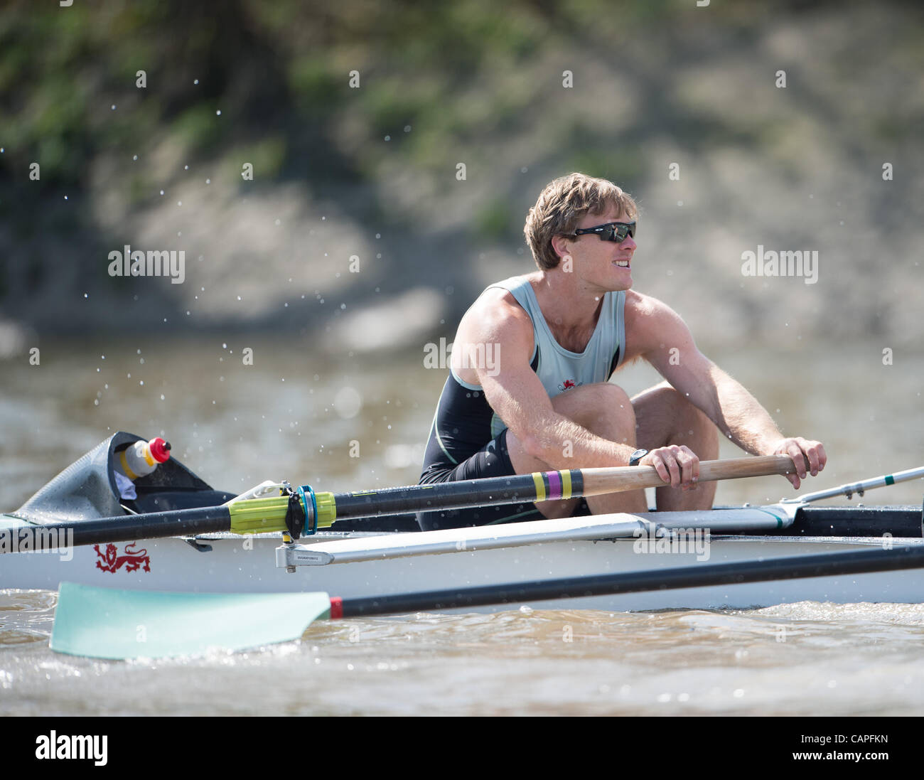 River Thames, London, UK. 06/04/2012. The 158th Xchanging Oxford ...