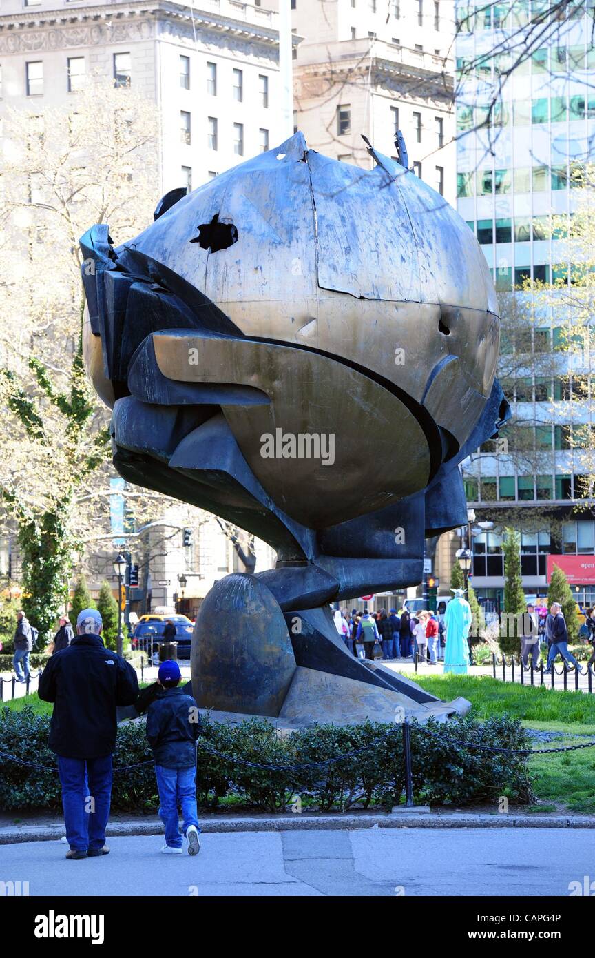 April 6, 2012 - Manhattan, New York, U.S. - The Sphere, designed by ...