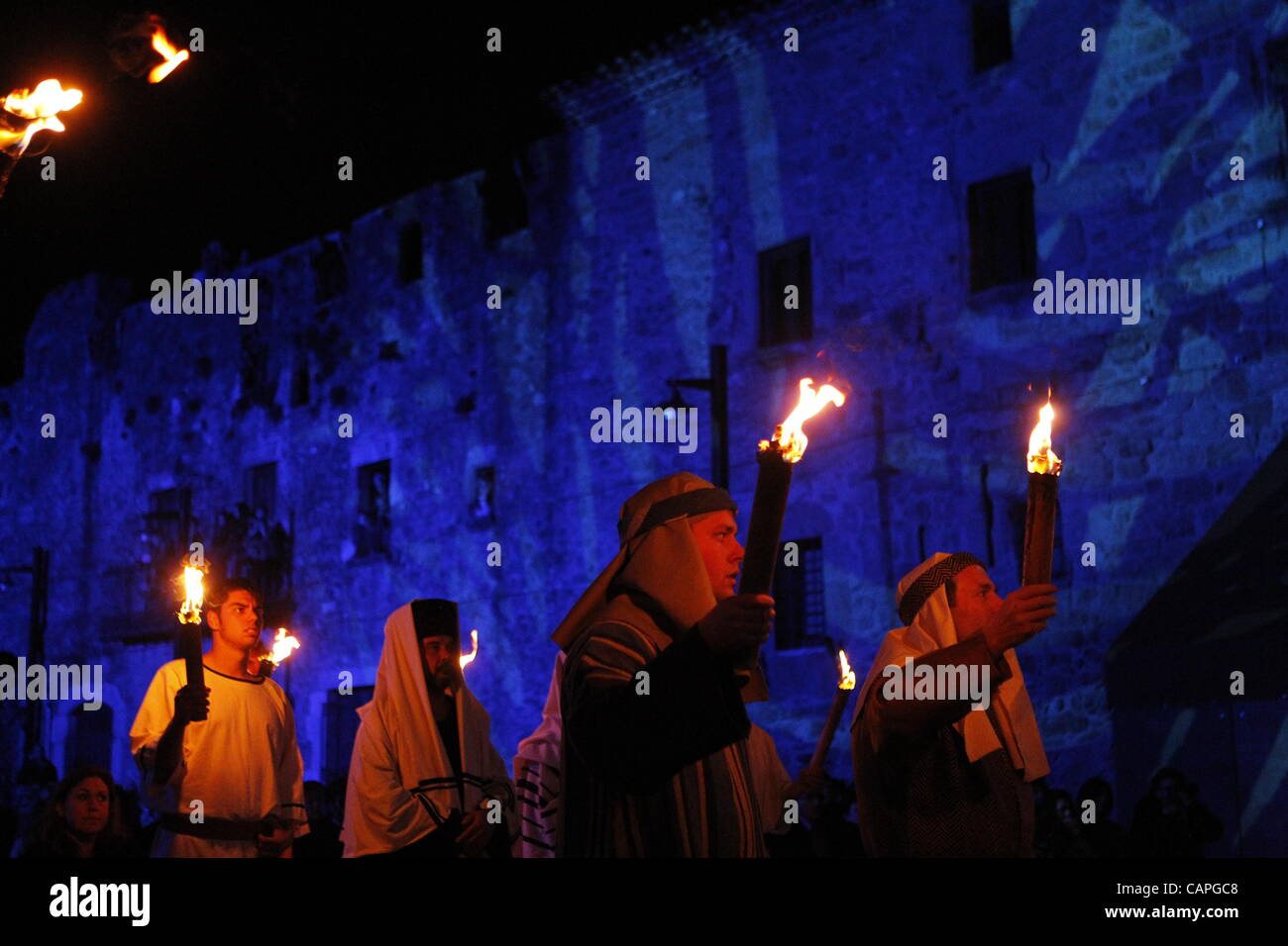 Procession of verges and dance of death hi-res stock photography and ...