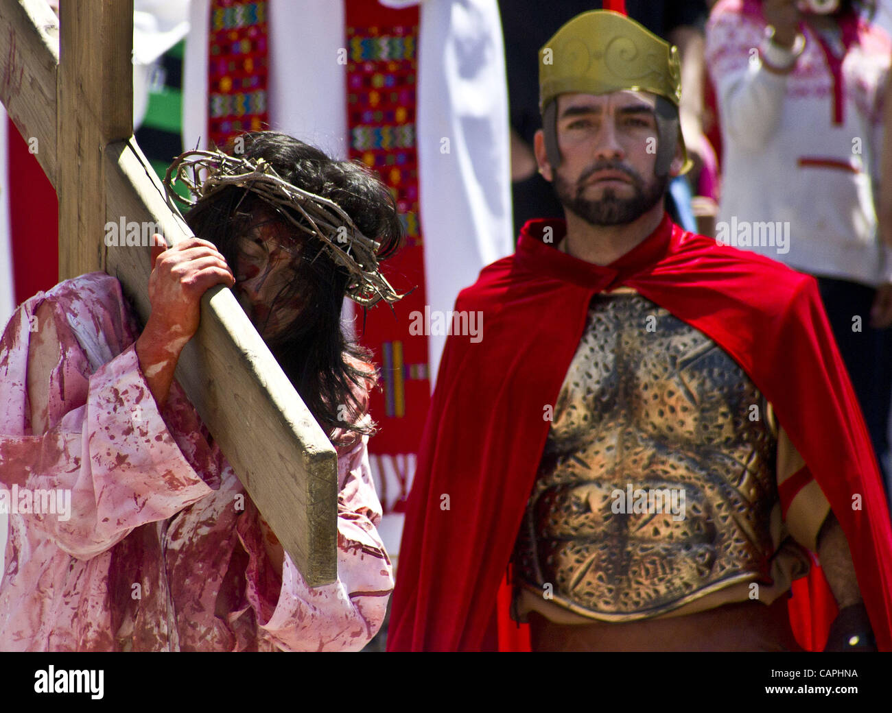 April 6, 2012 - Los Angeles, CALIFORNIA, USA - An actor playing the ...