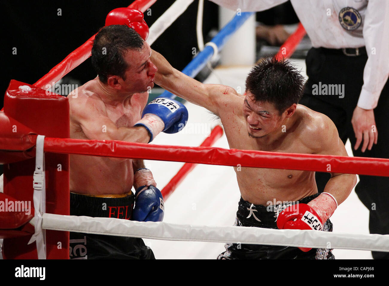 (L to R) Felipe Carlos Felix (MEX), Hozumi Hasegawa (JPN), APRIL 6 ...
