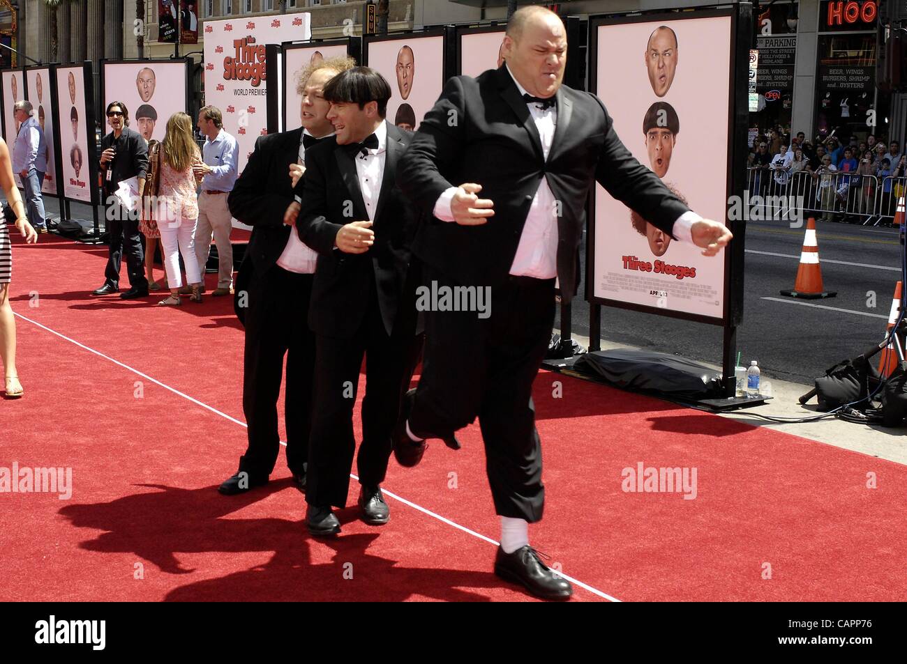 Sean Hayes, Chris Diamantopoulos, Will Sasso at arrivals for THE THREE ...