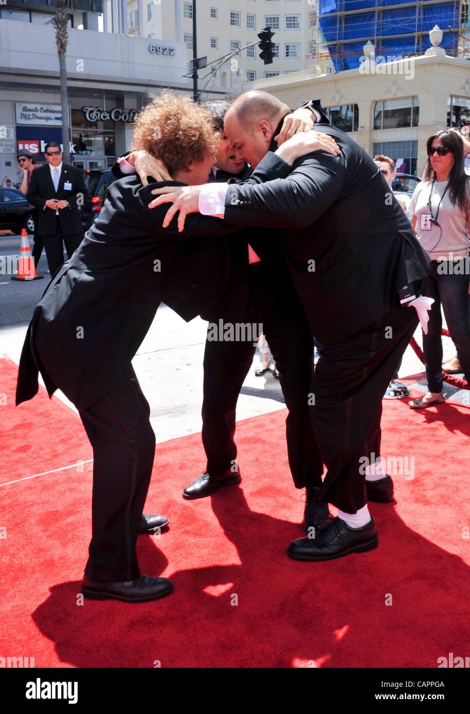 Sean Hayes, Chris Diamantopoulos, Will Sasso at arrivals for THE THREE ...