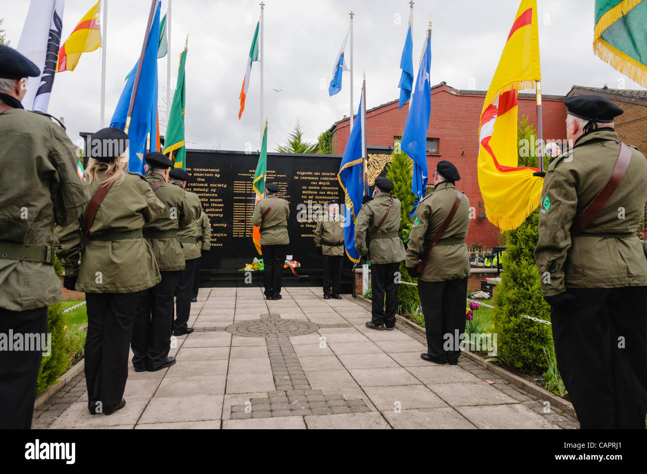 Ex-members of IRA C company, dressed in paramilitary uniforms, remember ...