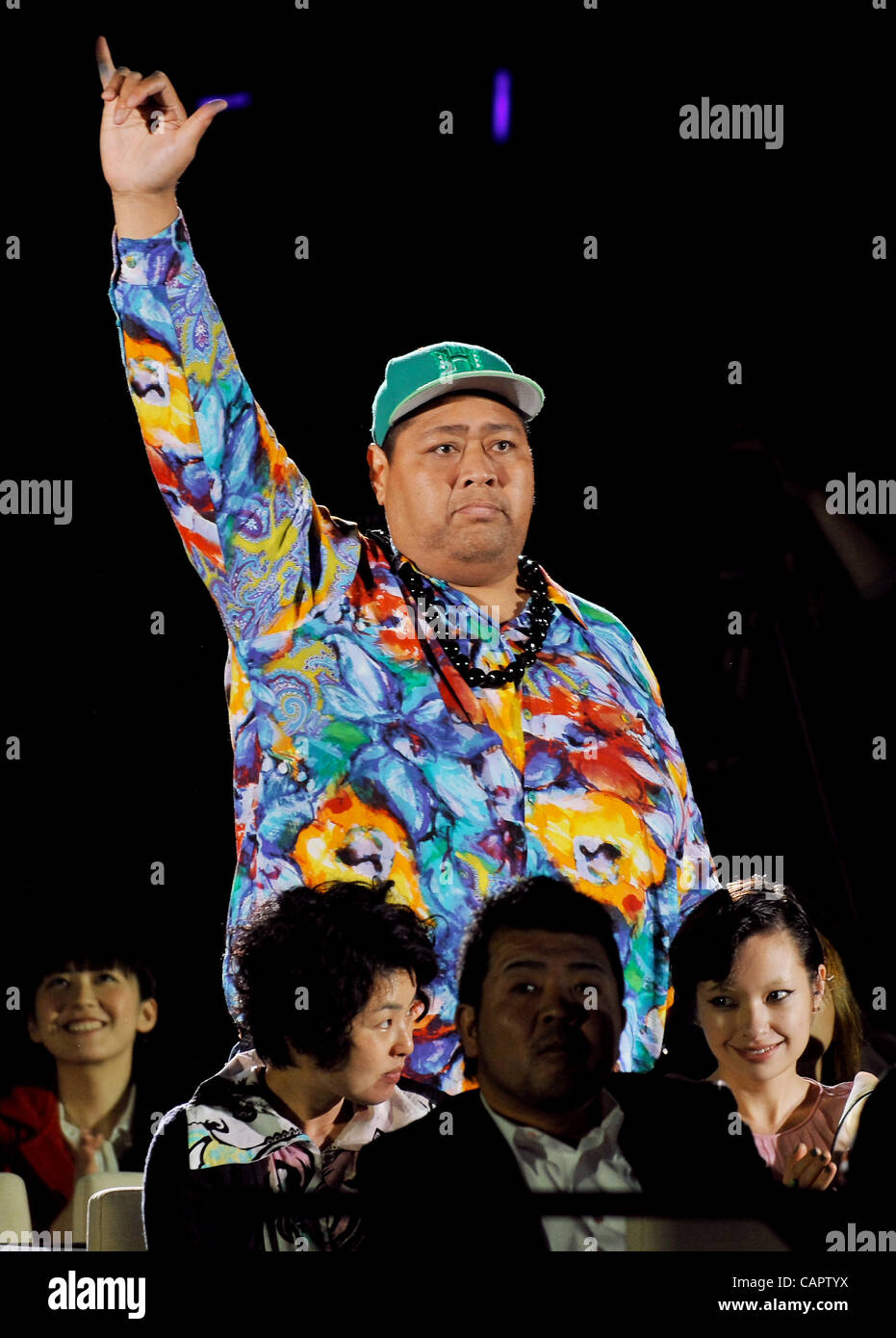 KONISHIKI,, Apr 03, 2012 : Tokyo, Japan : Former sumo wrestler ...