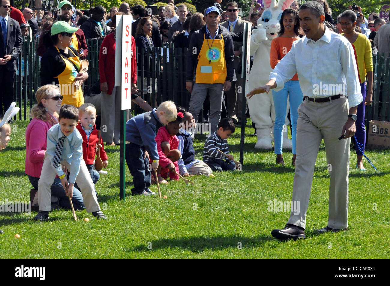 The 2012 white house easter egg roll hi-res stock photography and ...