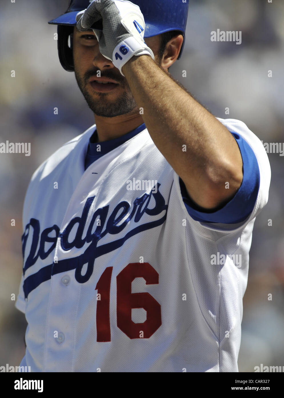April 10, 2012 - Los Angeles, California, U.S - Pictured is Dodger ...