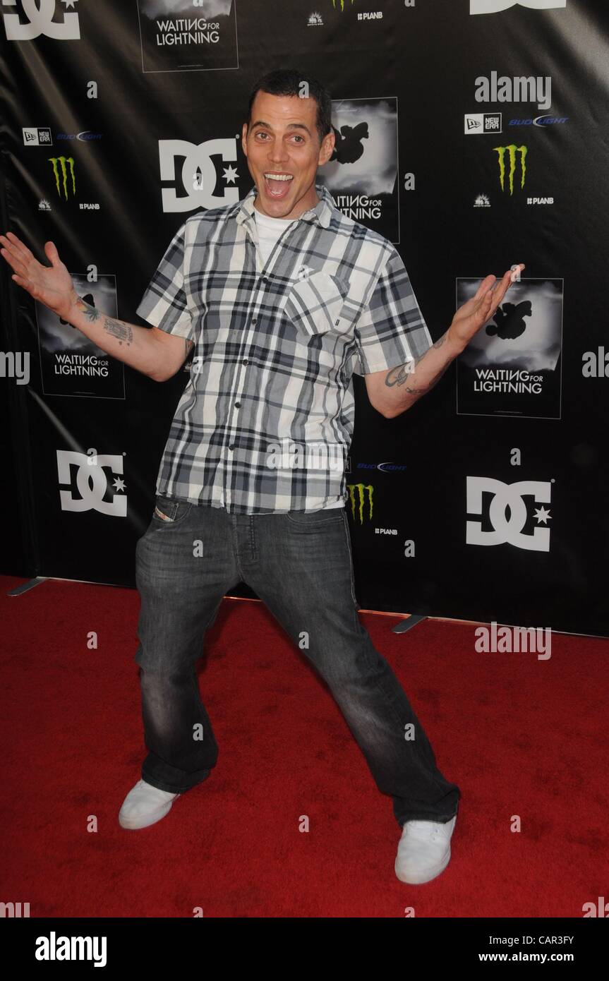 Steve-O at arrivals for WAITING FOR LIGHTNING Premiere Screening ...