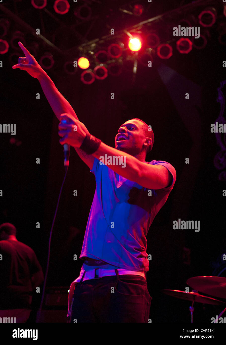 March 15, 2012 - Chicago, IL, U.S - Rapper HYRO DA HERO performs at the ...