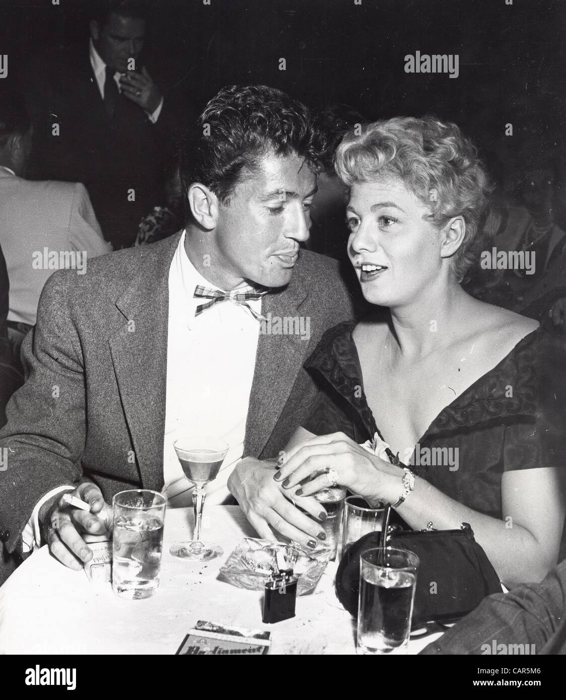 SHELLEY WINTERS with Farley Granger at the Mocambo.Supplied by Photos ...