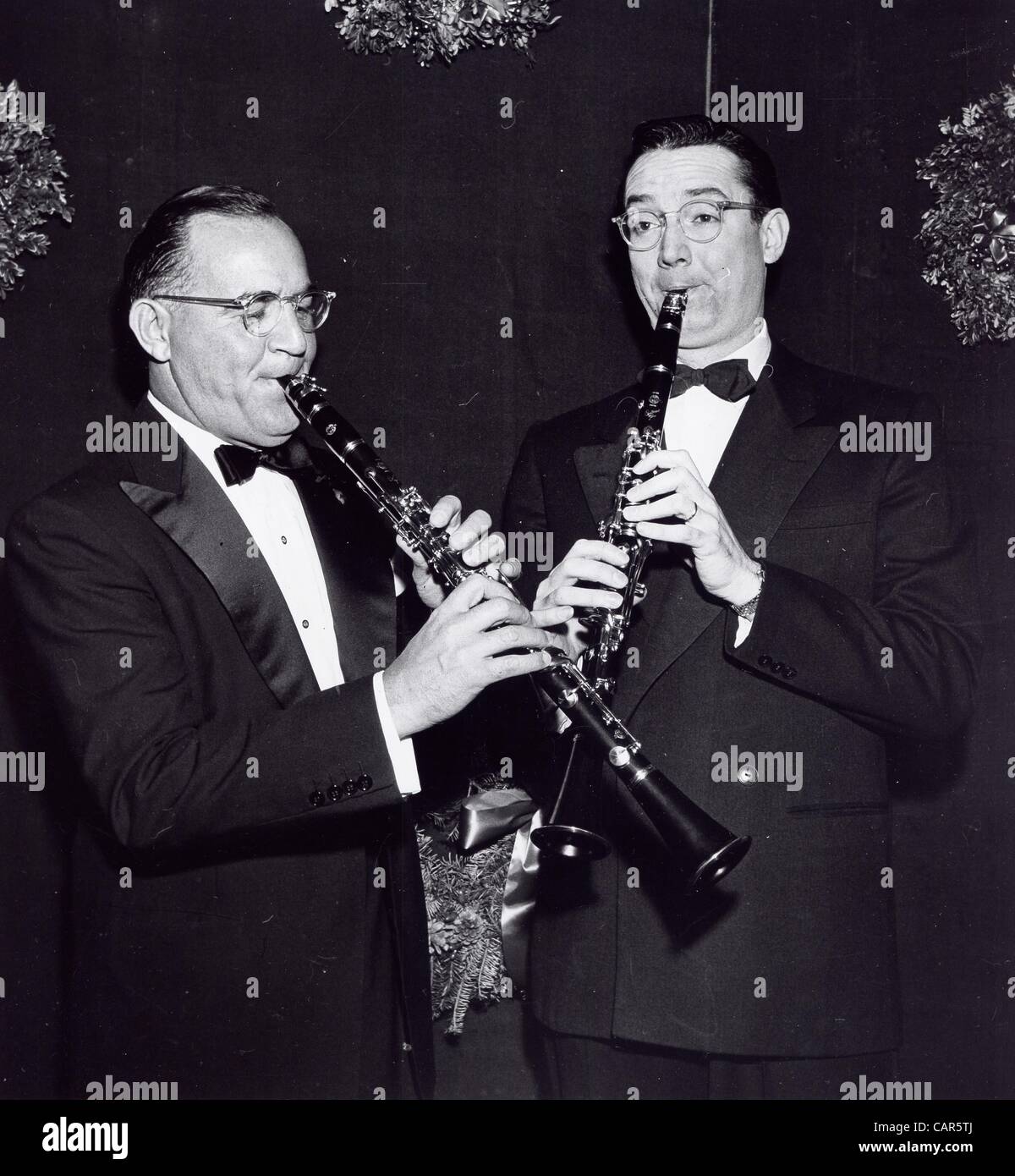 STEVEN ALLEN with Benny Goodman.Supplied by Photos, inc.(Credit Image ...