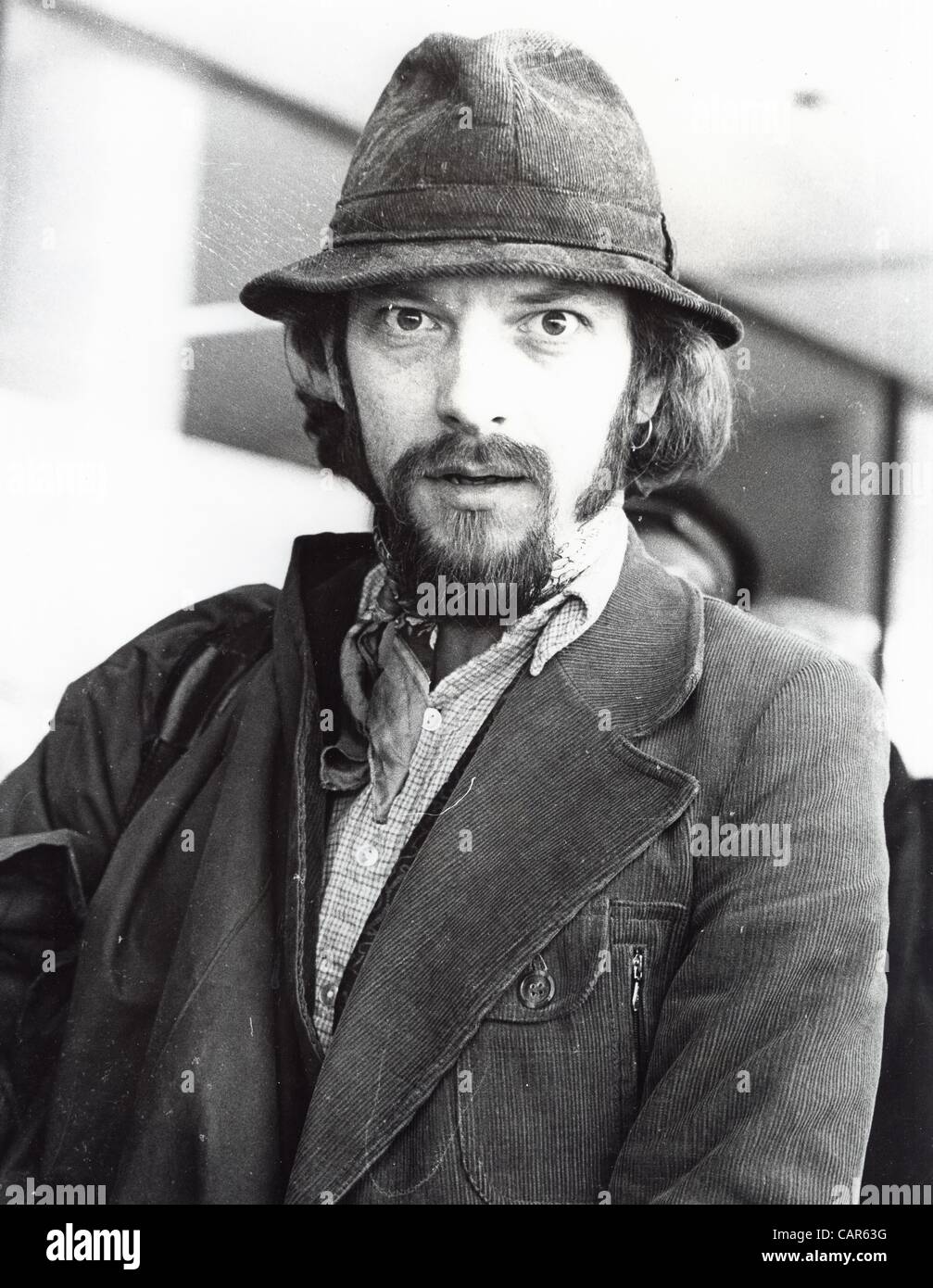Ian Anderson , head of JETHRO TULL 1977 at the Los Angeles airport ...