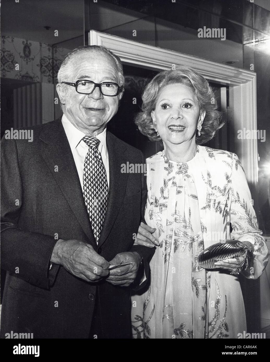 BILLY WILDER Mary Benny.(Credit Image: Â© Nate Cutler/Globe Photos ...
