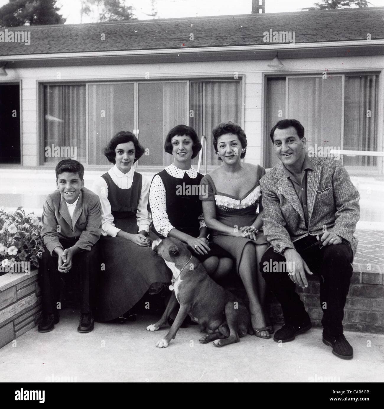 Danny thomas with family hi-res stock photography and images - Alamy