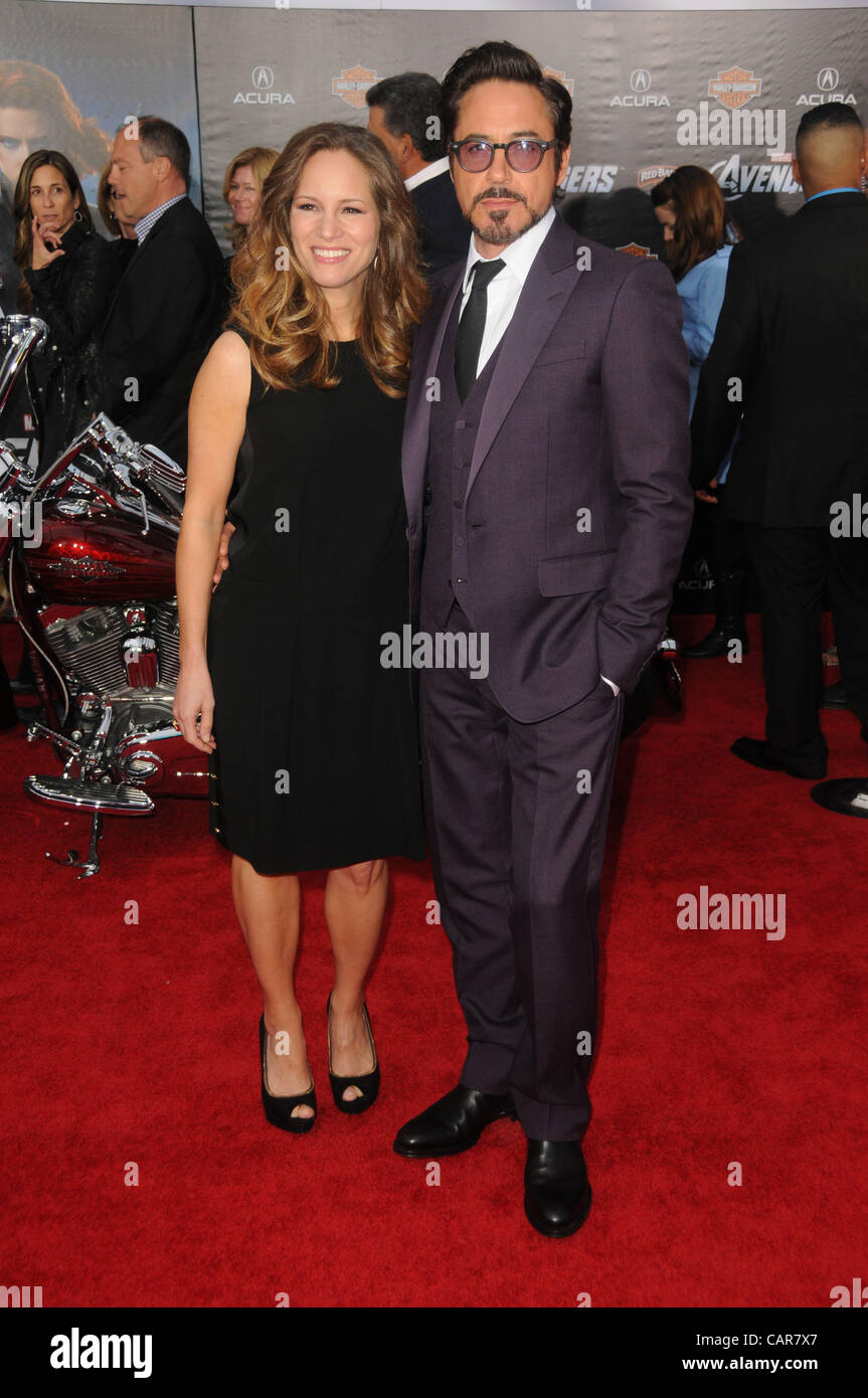 April 11, 2012 - Los Angeles, California, U.S. - Robert Downey Jr. and ...