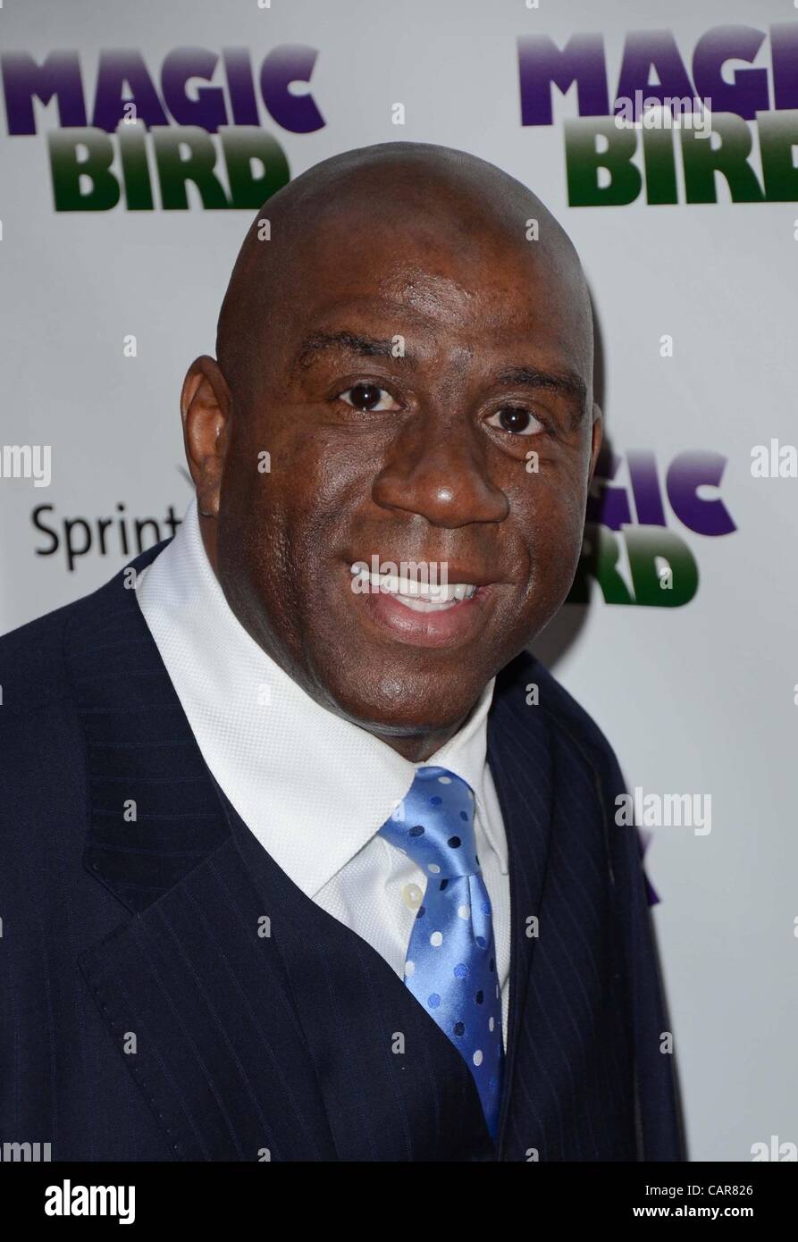 Magic Johnson at arrivals for MAGIC/BIRD Premiere, Longacre Theatre ...
