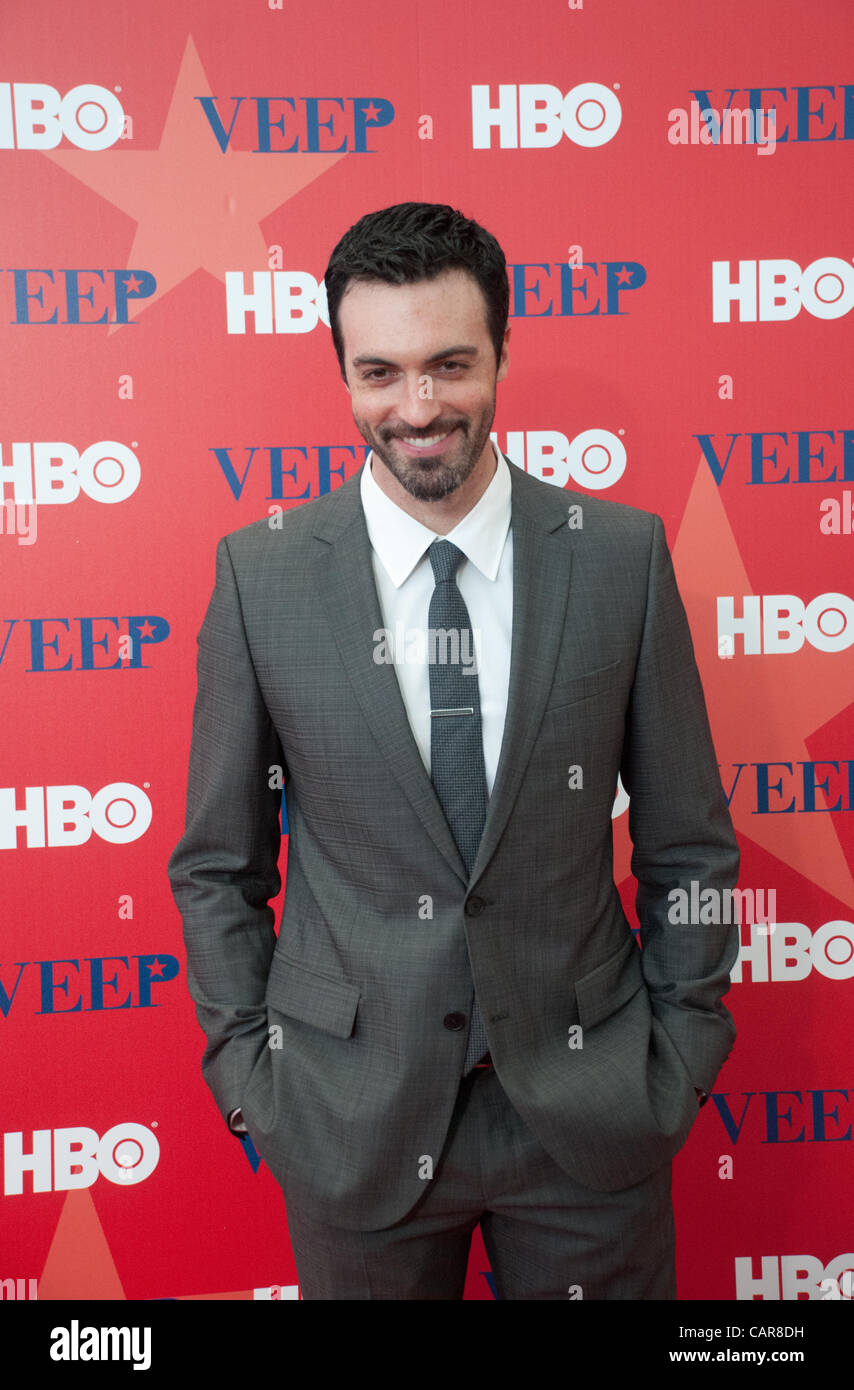 Reid Scott attends the premiere screening of the new HBO Series VEEP at ...