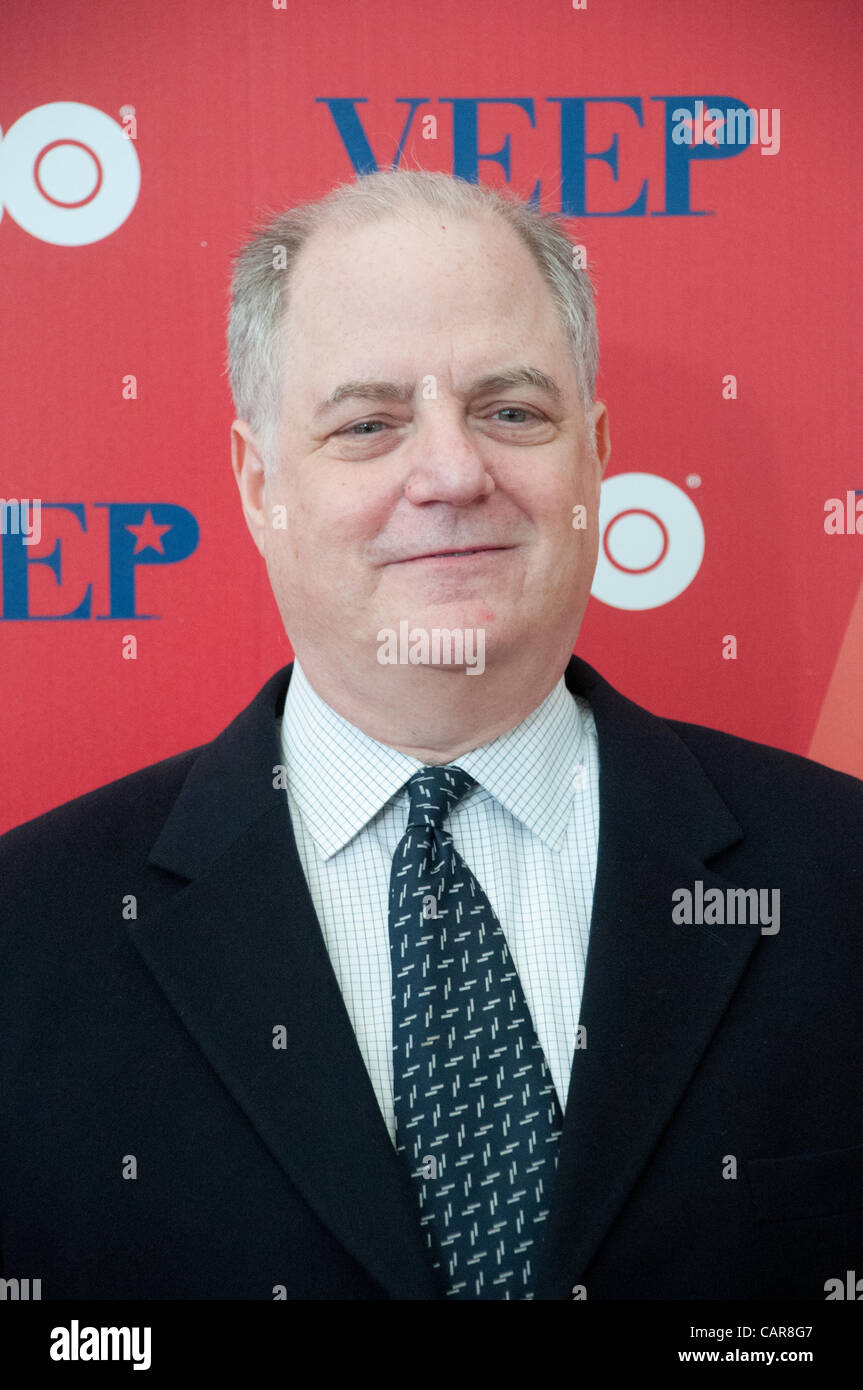 Frank Rich attends the premiere screening of the new HBO Series VEEP at ...