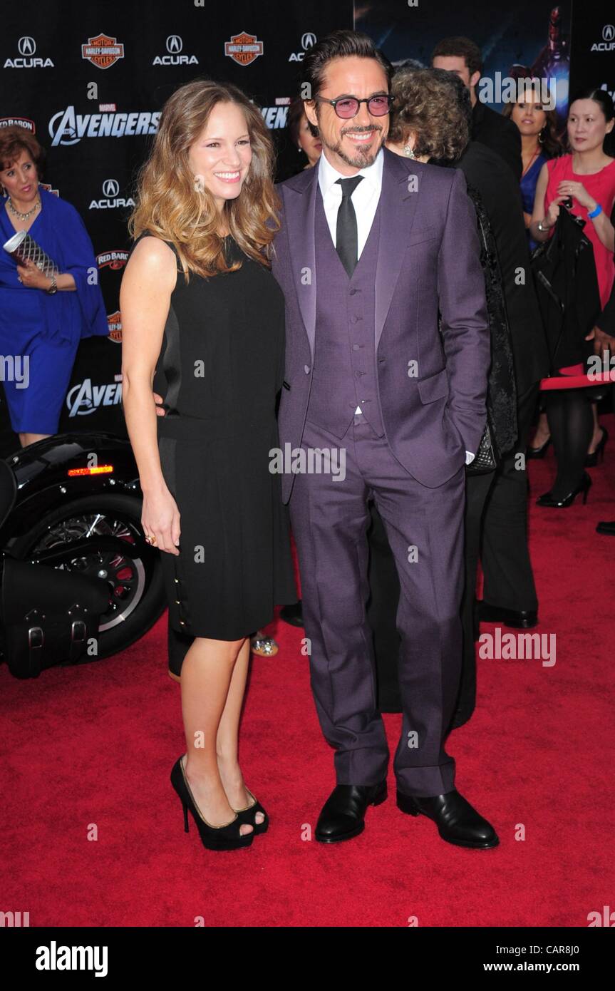 Robert Downey Jr., Susan Downey at arrivals for THE AVENGERS Premiere ...