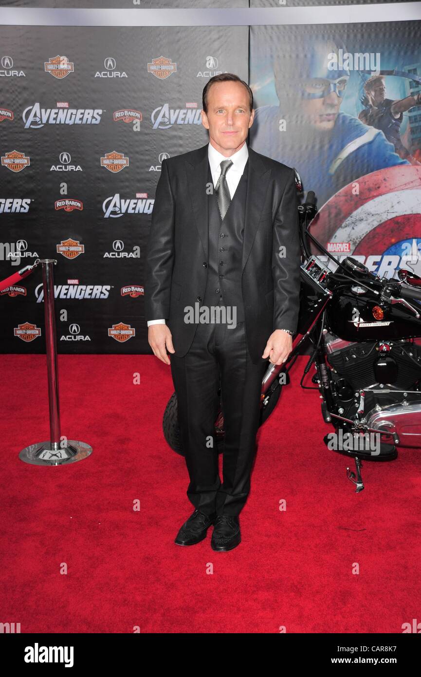 Clark Gregg at arrivals for THE AVENGERS Premiere, El Capitan Theatre ...