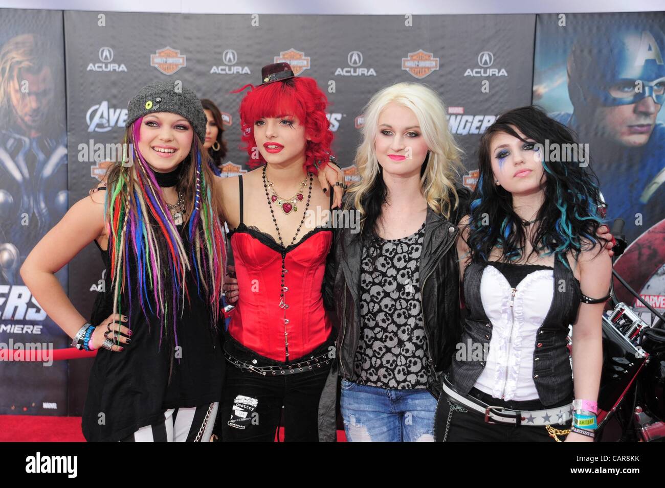 Cherri Bomb at arrivals for THE AVENGERS Premiere, El Capitan Theatre ...