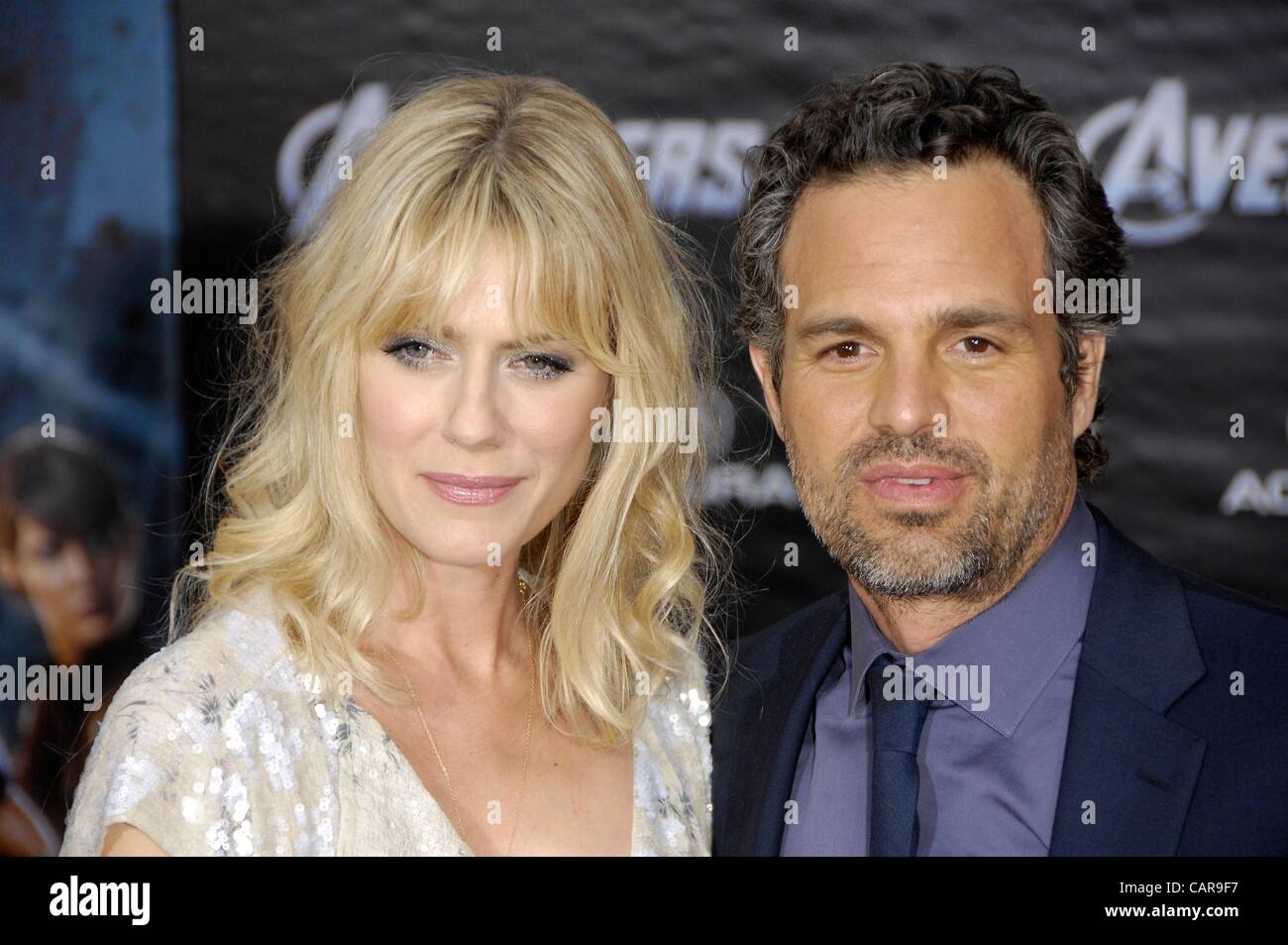 Sunrise Coigney, Mark Ruffalo at arrivals for THE AVENGERS Premiere, El ...