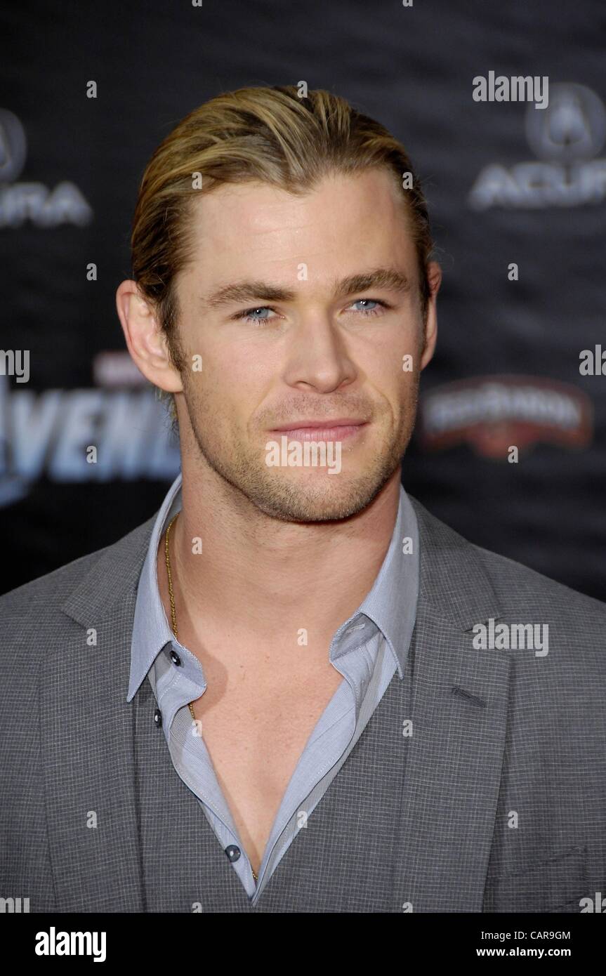 Chris Hemsworth at arrivals for THE AVENGERS Premiere, El Capitan ...