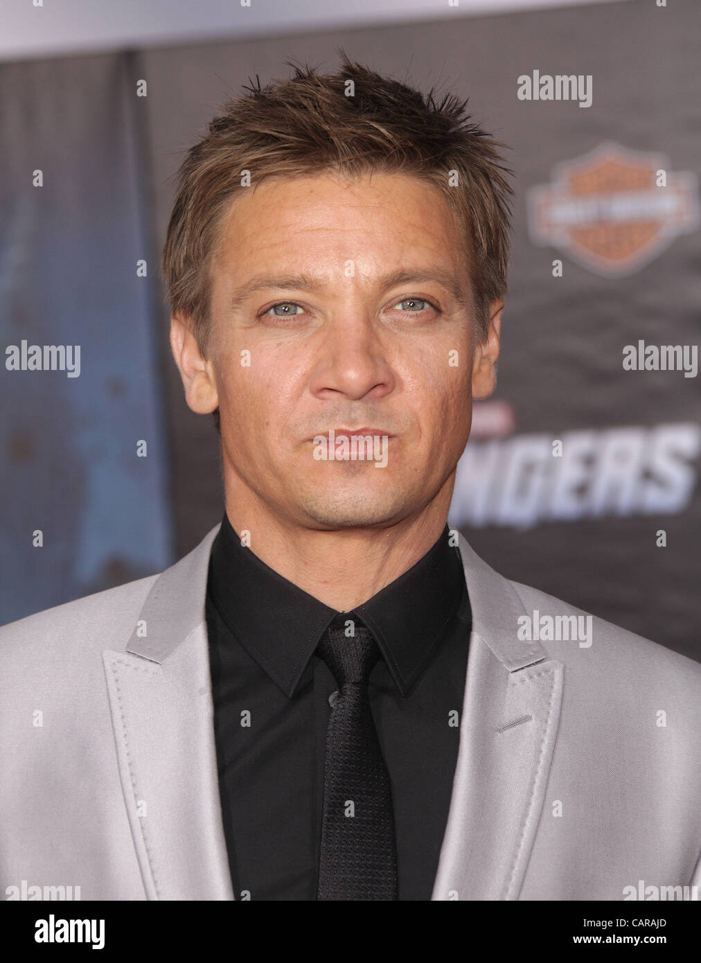 April 11, 2012 - Hollywood, California, U.S. - JEREMY RENNER arrives ...