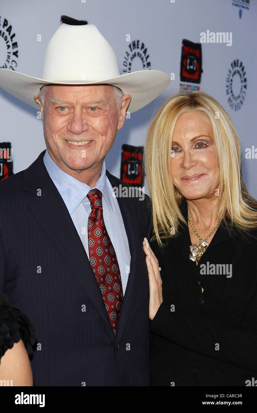 Larry hagman and joan van ark hi-res stock photography and images - Alamy
