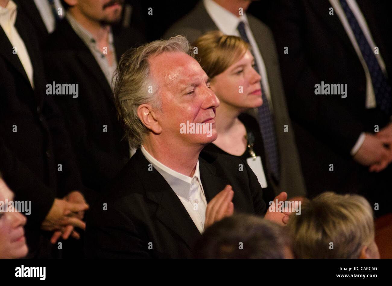Alan Rickman in attendance for BAM 150th Anniversary Gala, BAM Howard ...