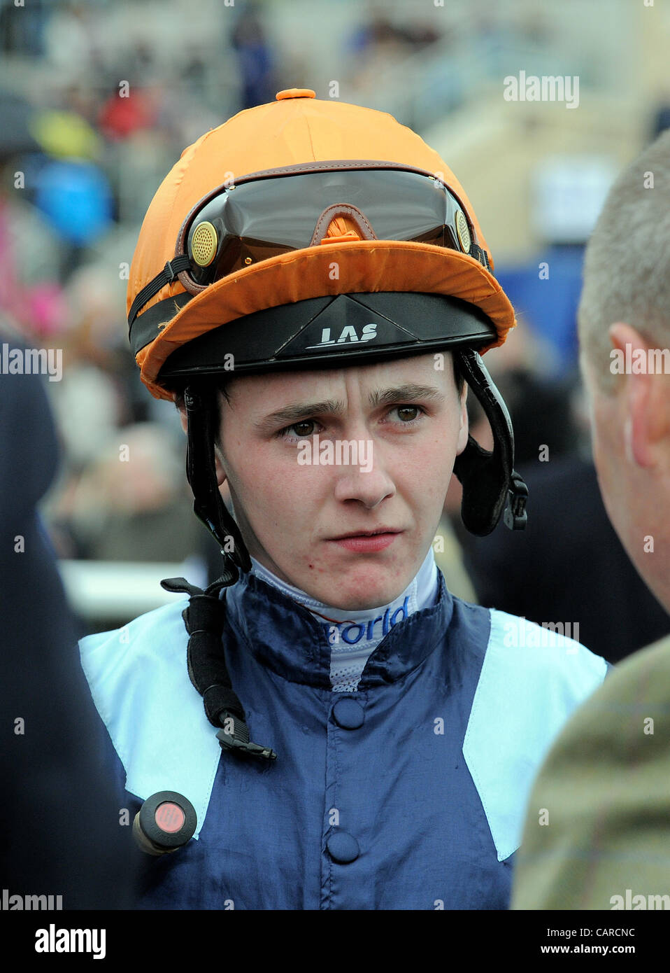 JOHN FAHY JOCKEY DONCASTER RACECOURSE DONCASTER ENGLAND 31 March 2012 ...