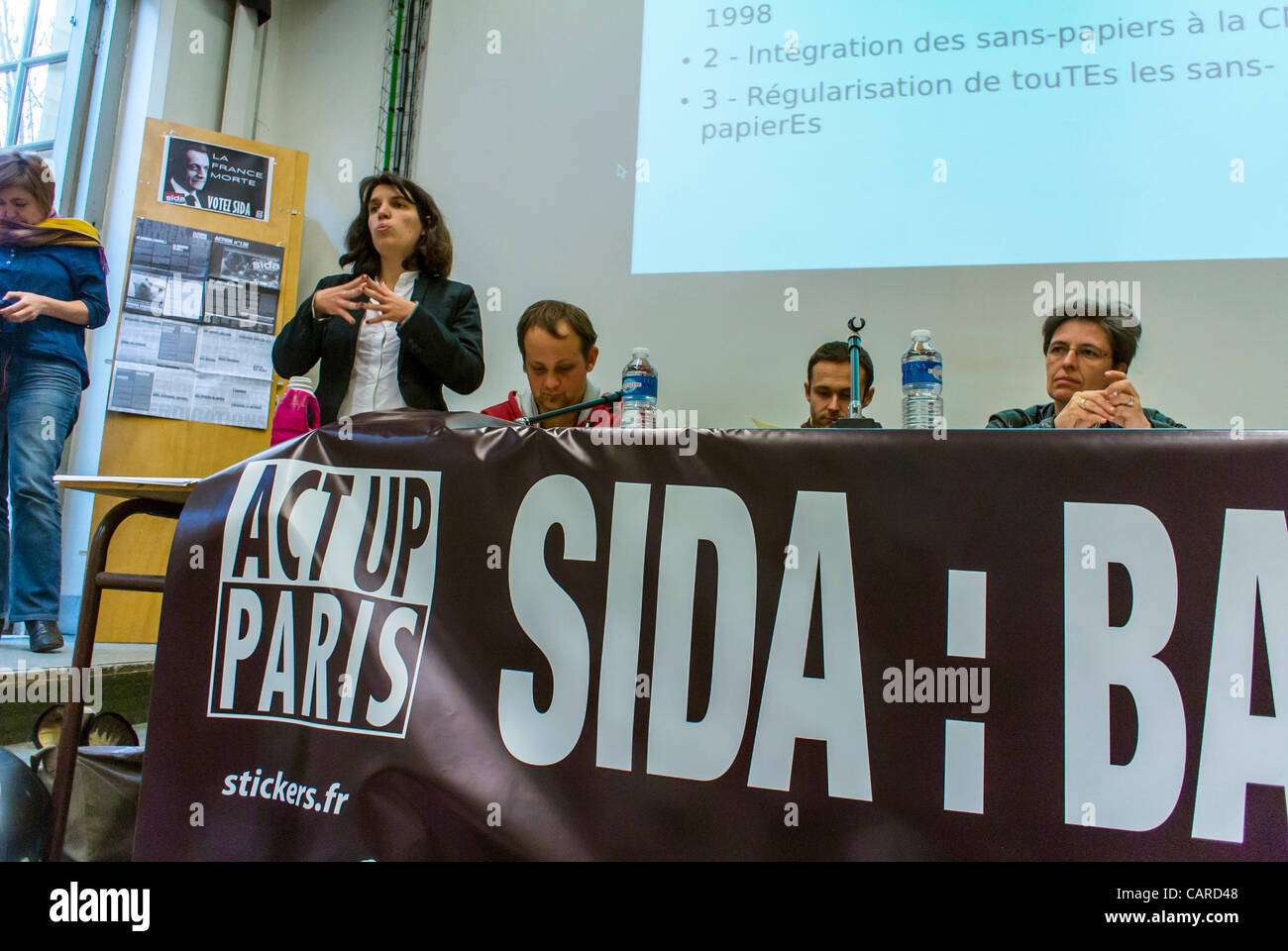 Paris, France, Presidential Elections 2012, Candidates Representatives ...